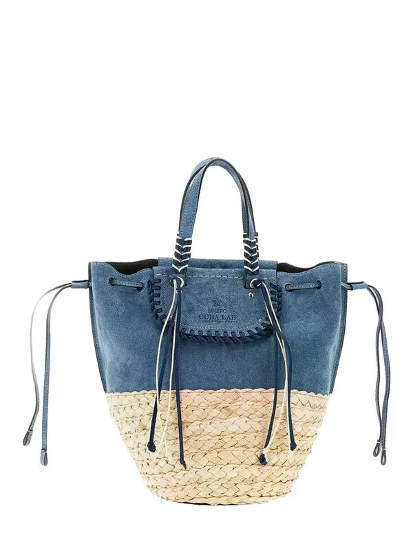 CUBA LAB Bolero Top-handle Tote Bag - Blue