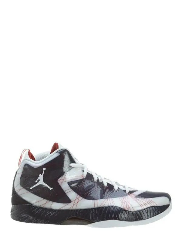 JORDAN 2012 Lite High-top Sneakers - White/gym Red/navy Blue