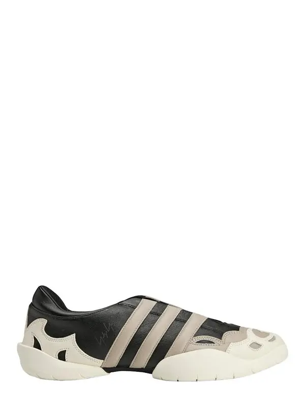Adidas Y3 Regu Mary Jane Sneakers - Black/off White/light Brown