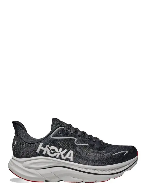 Hoka One One Clifton 10in Athletic Shoe - Black/silver