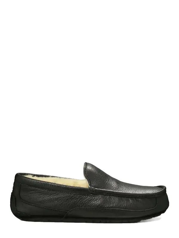 UGG Ascot Leather Slipper - Black