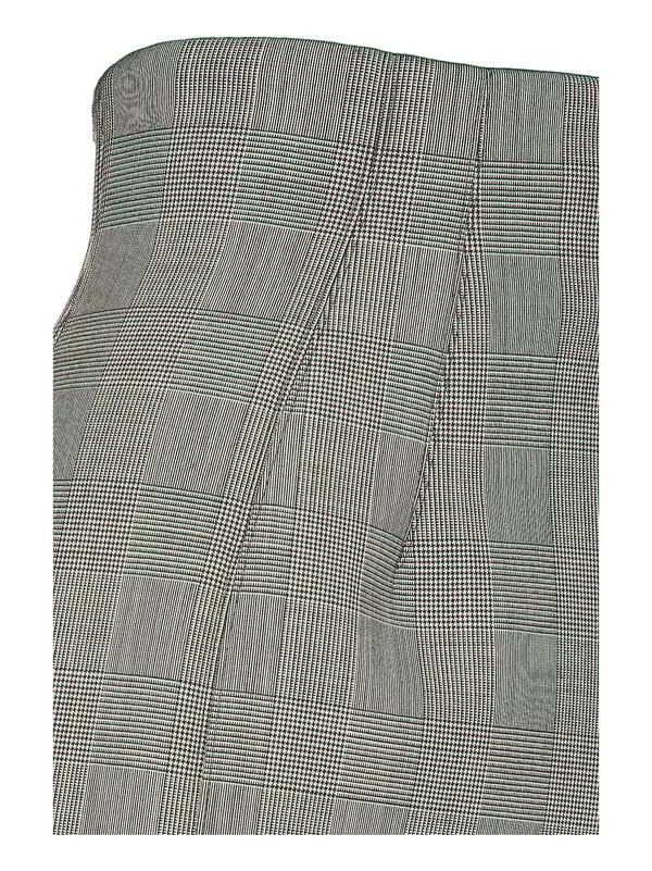 MUGLER Mini Tailored Skirt - Prince Of Wales Checks