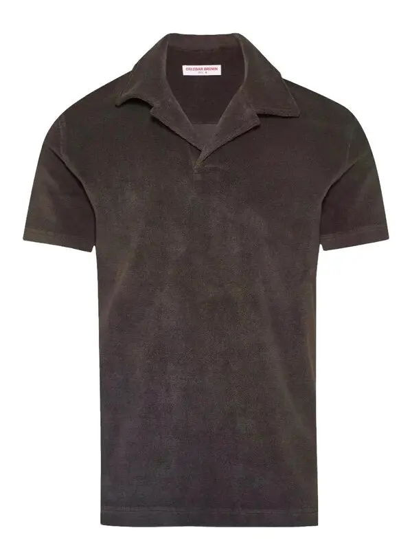 Orlebar Brown Terry Resort Short-sleeve Polo Shirt - Grey