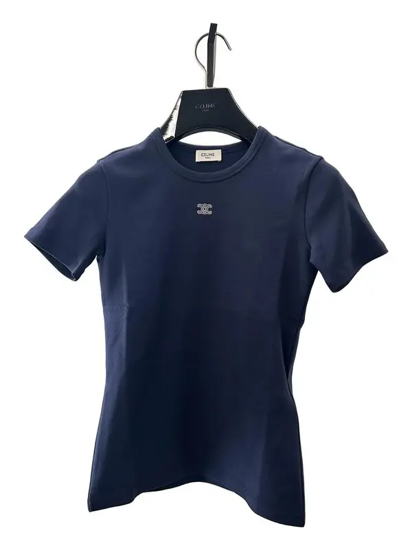 Celine Navy Tee - Blue