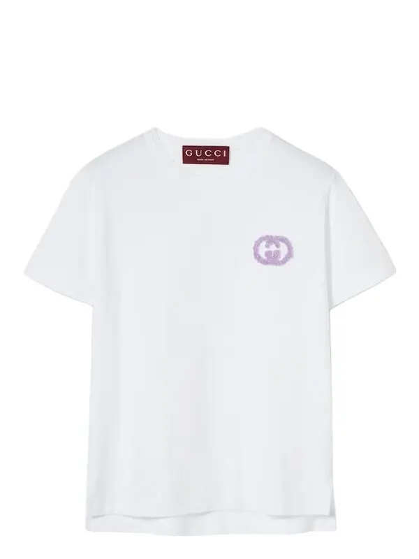 Gucci Medium Cotton Jersey T-shirt - White