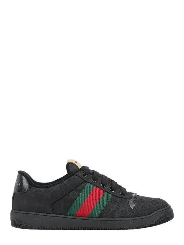 Gucci Screener Gg Canvas Sneaker - Black