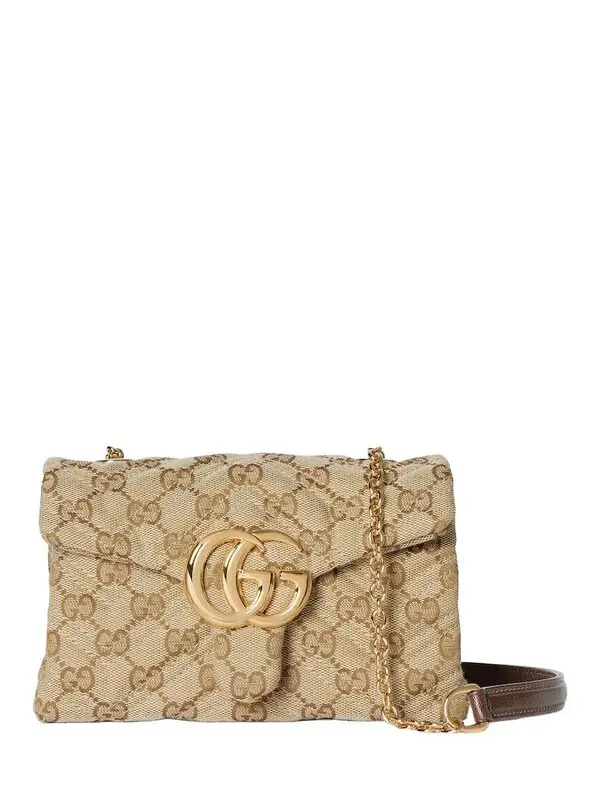 Gucci Gg Marmont Mini Shoulder Bag - Beige