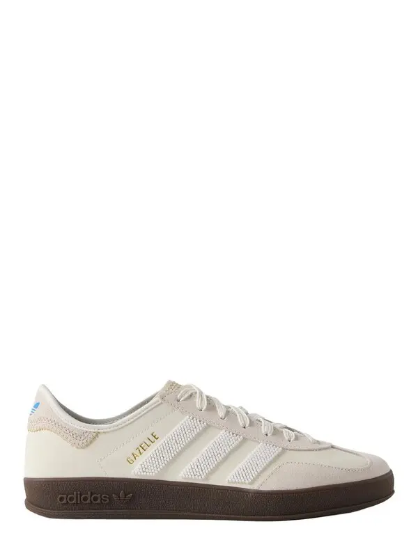 ADIDAS ORIGINALS Clot Gazelle Bead-embellished Sneakers - Neutrals