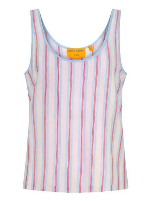 Guest In Residence Striped Tank Top - Neutrals