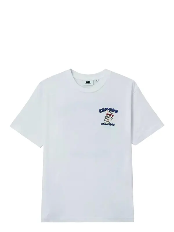 CHOCOOLATE Rabbit-print T-shirt - White