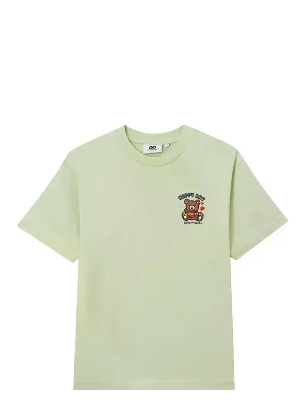 CHOCOOLATE Bear-print T-shirt - Green