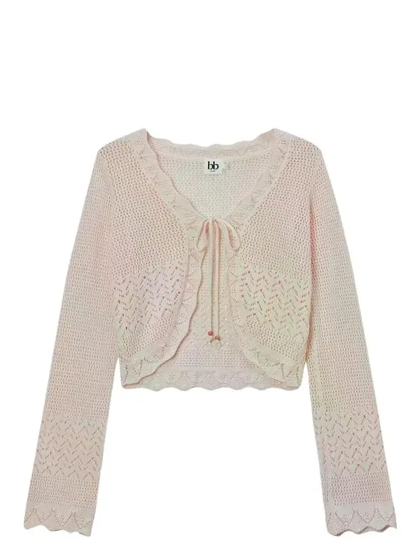 B+AB Self-tie Cardigan - Pink