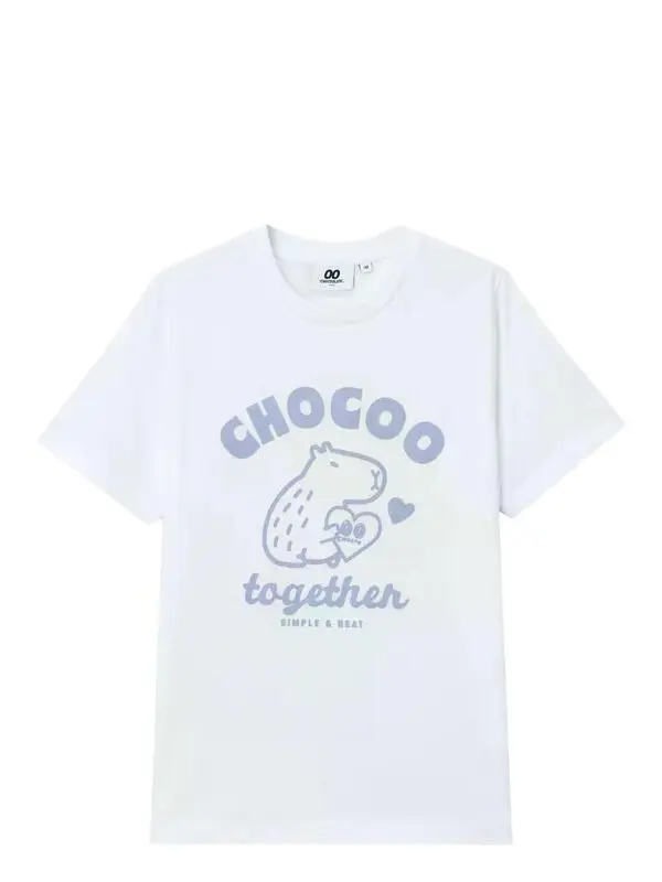 CHOCOOLATE Graphic-print T-shirt - White