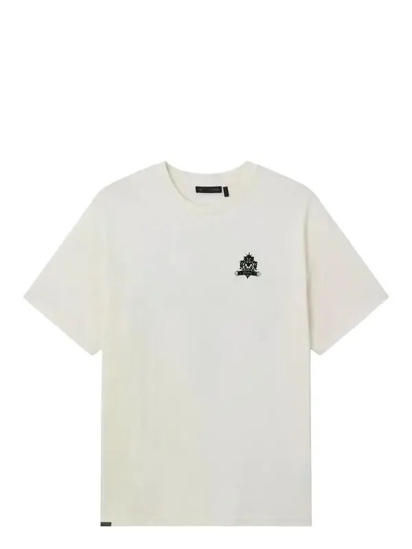FIVE CM Cross-print T-shirt - Neutrals