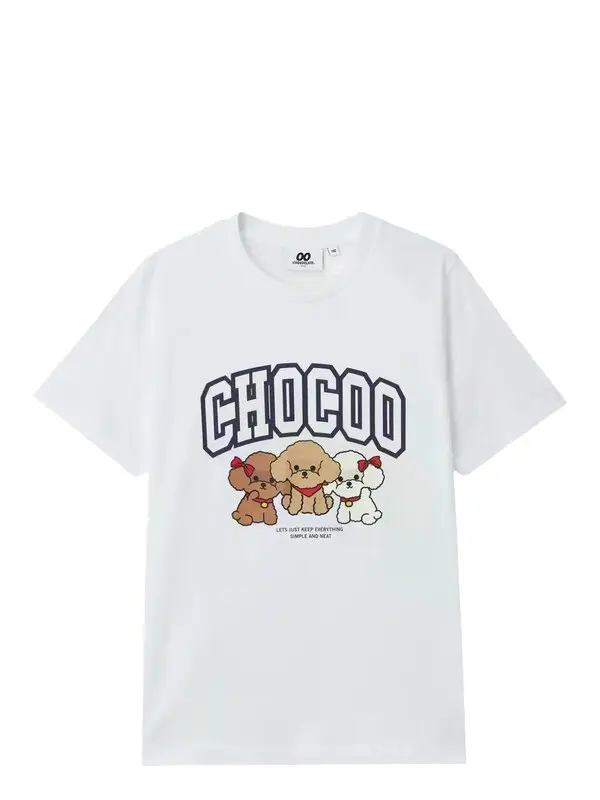 CHOCOOLATE Cartoon-graphic T-shirt - White