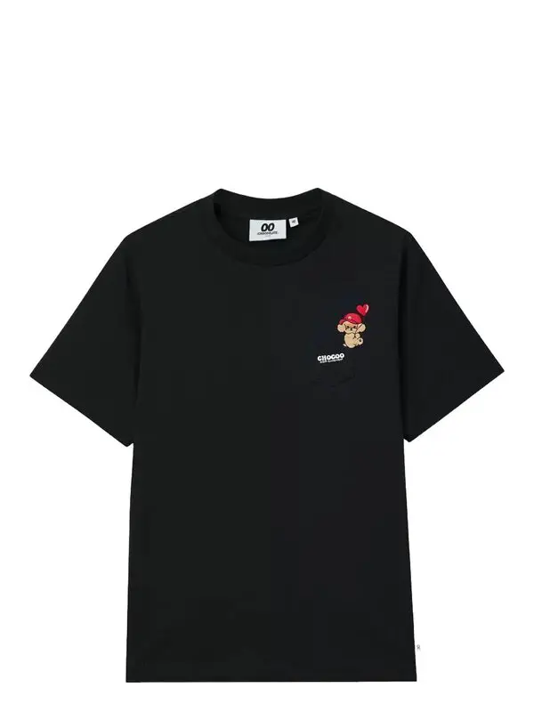 CHOCOOLATE Graphic-print T-shirt - Black