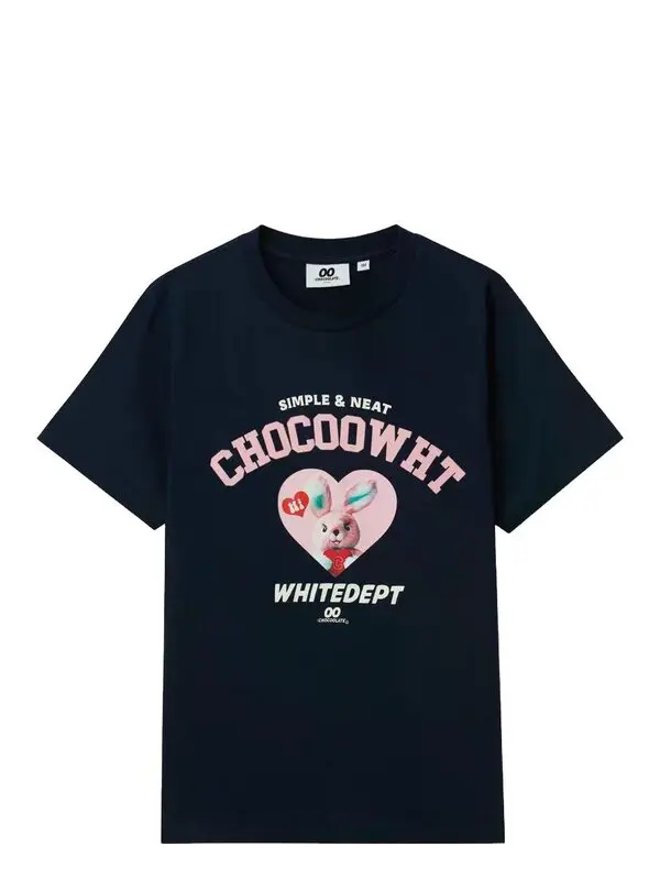 CHOCOOLATE Printed T-shirt - Blue
