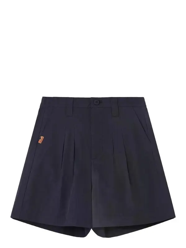 CHOCOOLATE Pleated Design Shorts - Blue