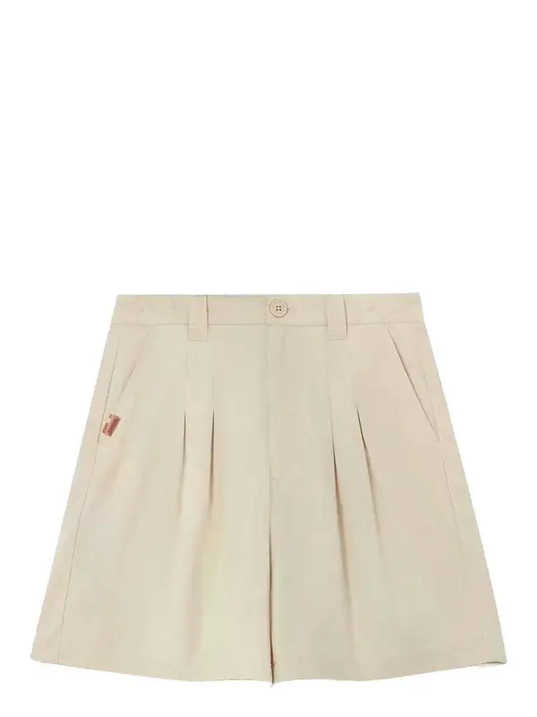 CHOCOOLATE Pleated Shorts - Neutrals