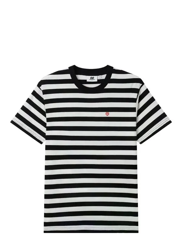 CHOCOOLATE Striped T-shirt - Black