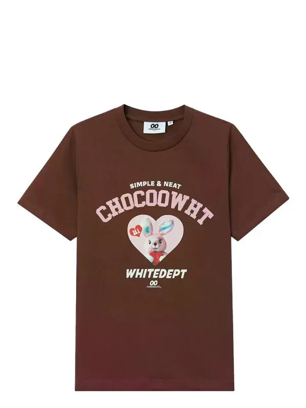 CHOCOOLATE Printed T-shirt - Brown