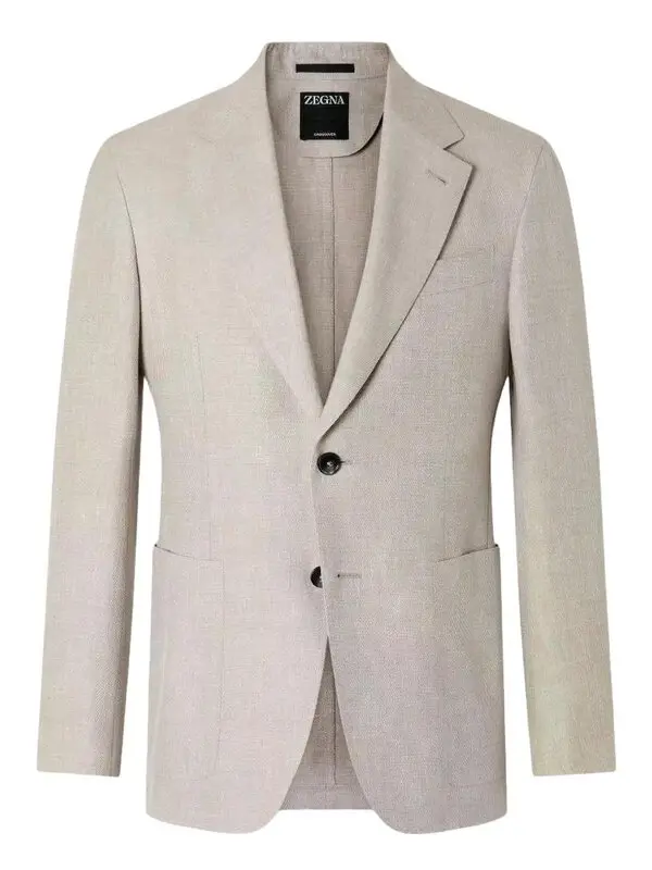 Zegna Crossover Blazer - Neutrals