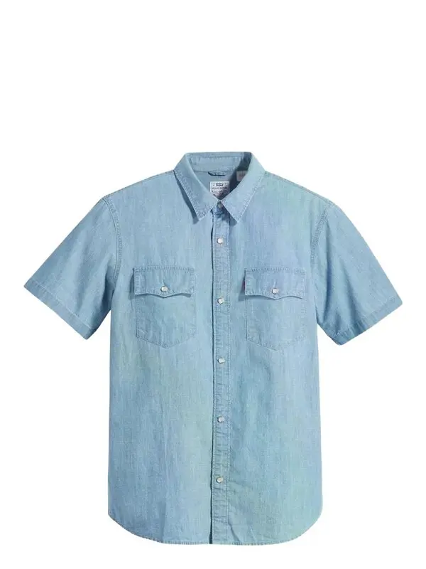 LEVI'S Button Short-sleeve Shirt - Blue