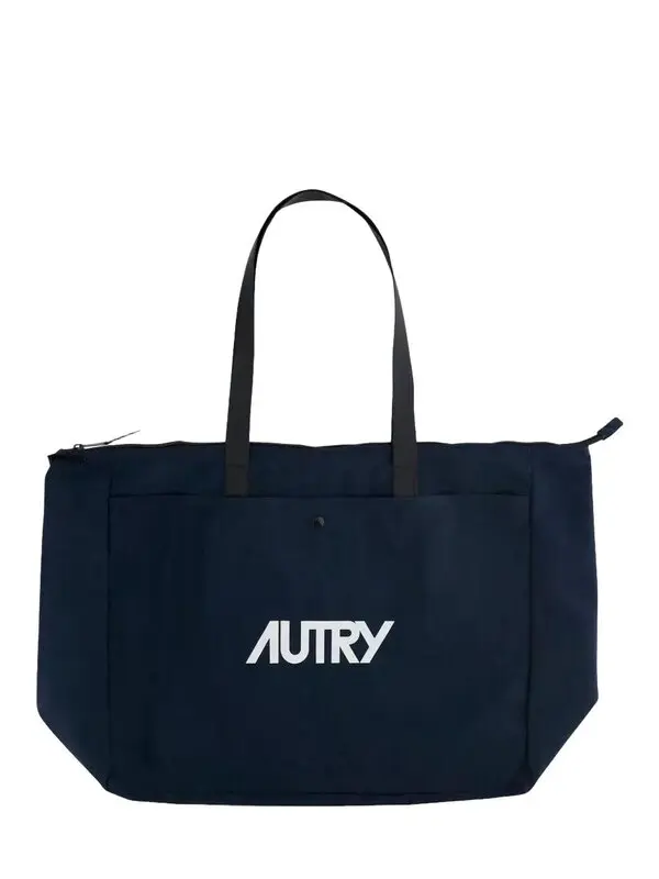 AUTRY Logo-detail Tote Bag - Blue
