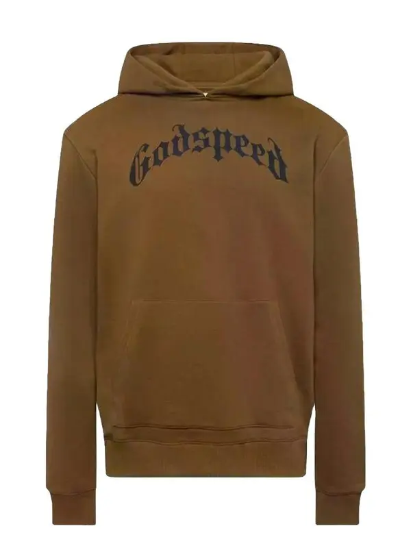 GODSPEED Manifest Printed Hoodie - Brown