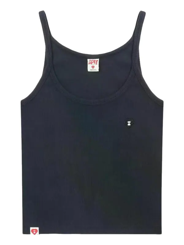 AAPE BY *A BATHING APE Ribbed Top - Blue