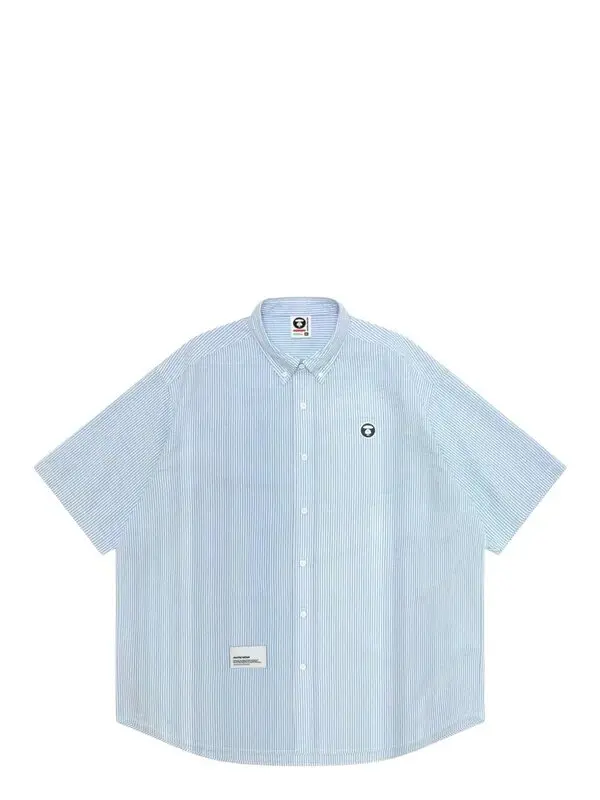 AAPE BY *A BATHING APE Striped Shirt - Blue