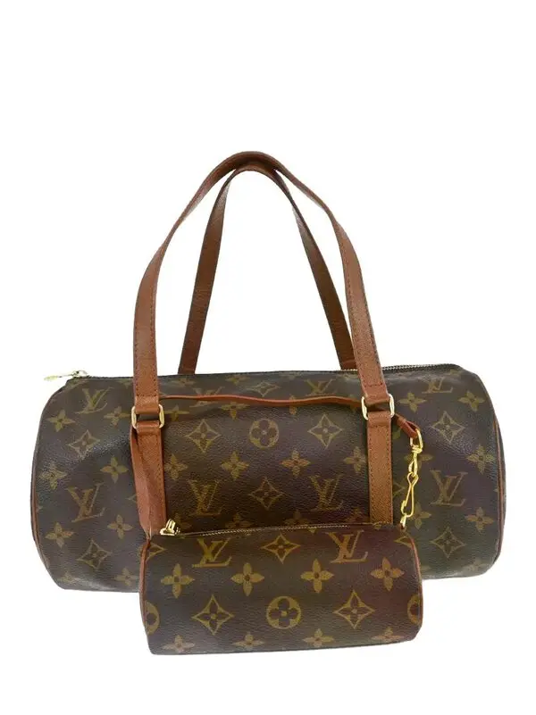 LOUIS VUITTON 1993 Papillon 30 Monogram Handbag - Brown