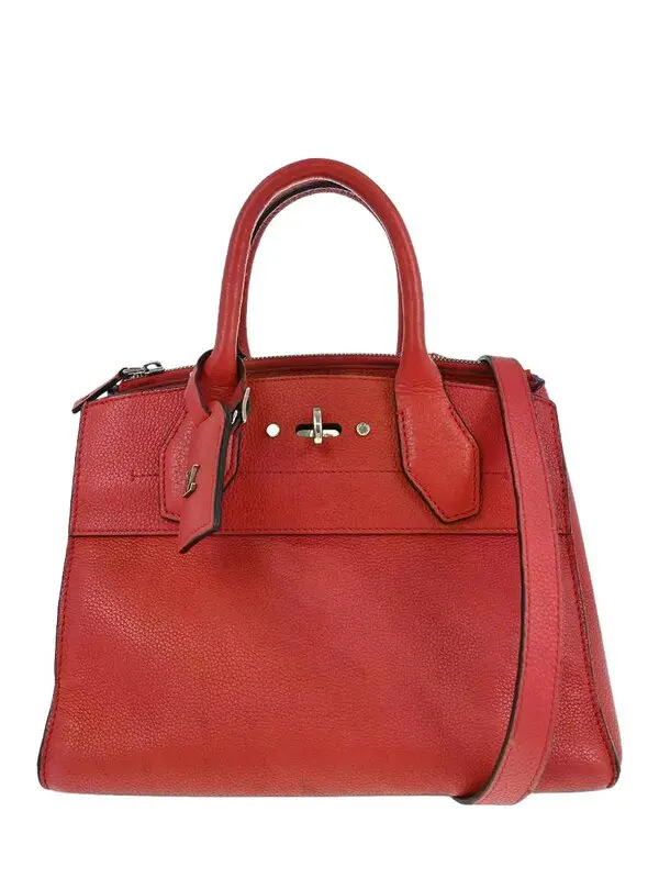 LOUIS VUITTON 2016 Pm City Steamer Handbag - Red