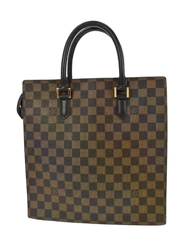LOUIS VUITTON 1997 Pm Damier Ebene Venice Tote Bag - Brown