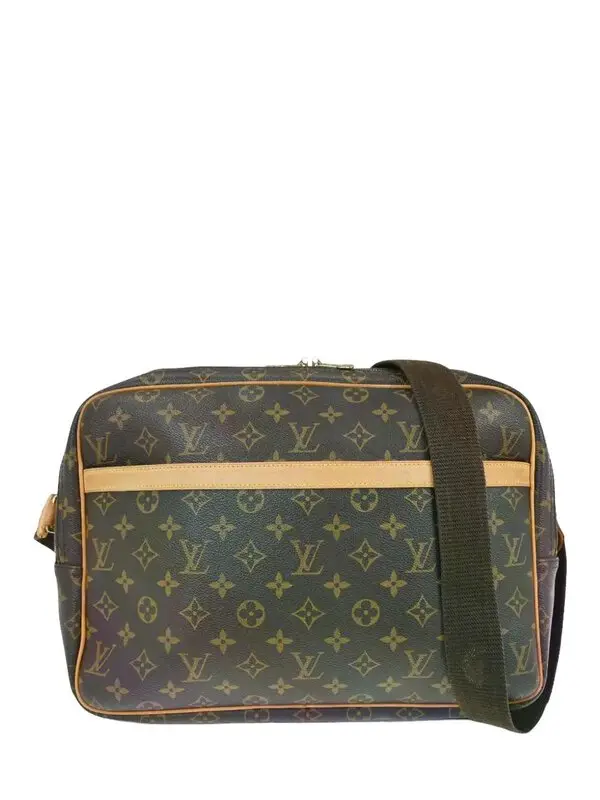 LOUIS VUITTON 2002 Gm Reporter Monogram Shoulder Bag - Brown