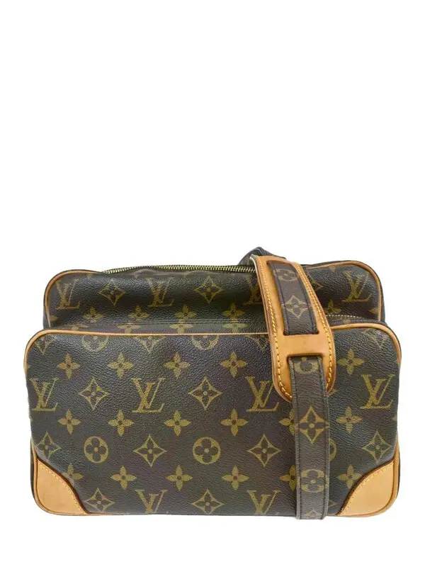 LOUIS VUITTON 2003 Nile Monogram Shoulder Bag - Brown