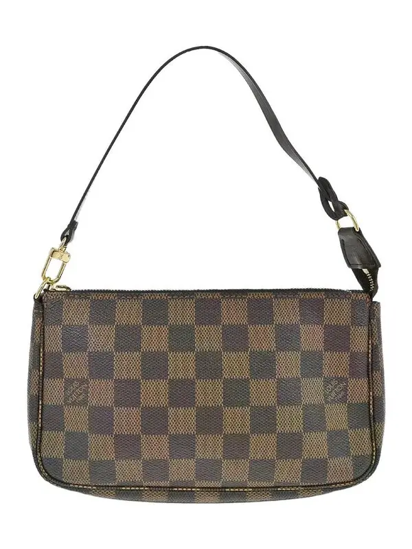 LOUIS VUITTON 2006 Pochette Accessoires Clutch Bag - Brown