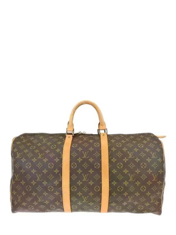 LOUIS VUITTON 1985 Keepall 50 Travel Handbag - Brown