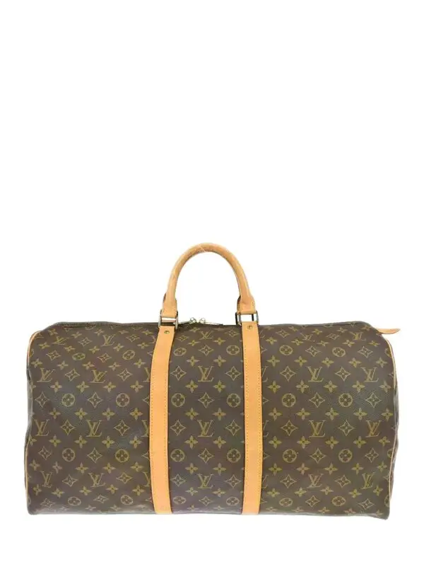 LOUIS VUITTON 1985 Keepall 50 Travel Handbag - Brown