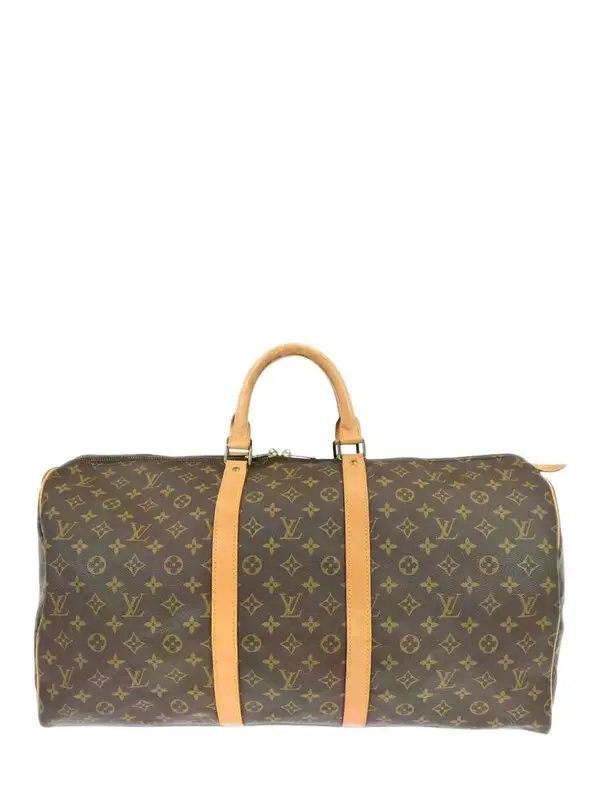 LOUIS VUITTON 1985 Keepall 50 Travel Handbag - Brown