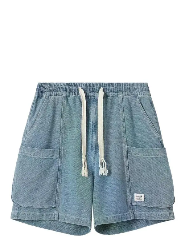 FIVE CM Drawstring Fastening Shorts - Blue