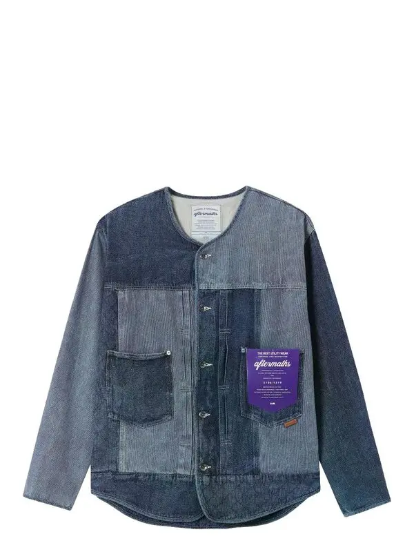AFTERMATHS Patchwork Jacket - Blue