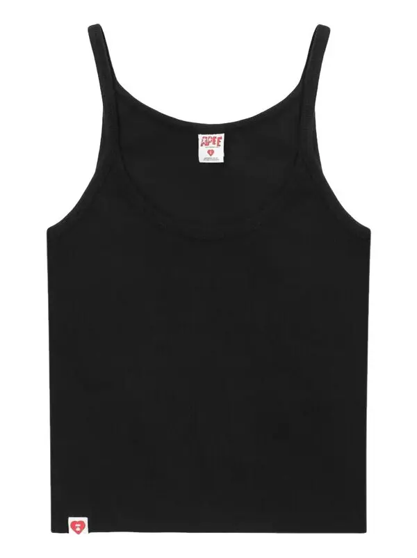 AAPE BY *A BATHING APE Ribbed Knit Top - Black