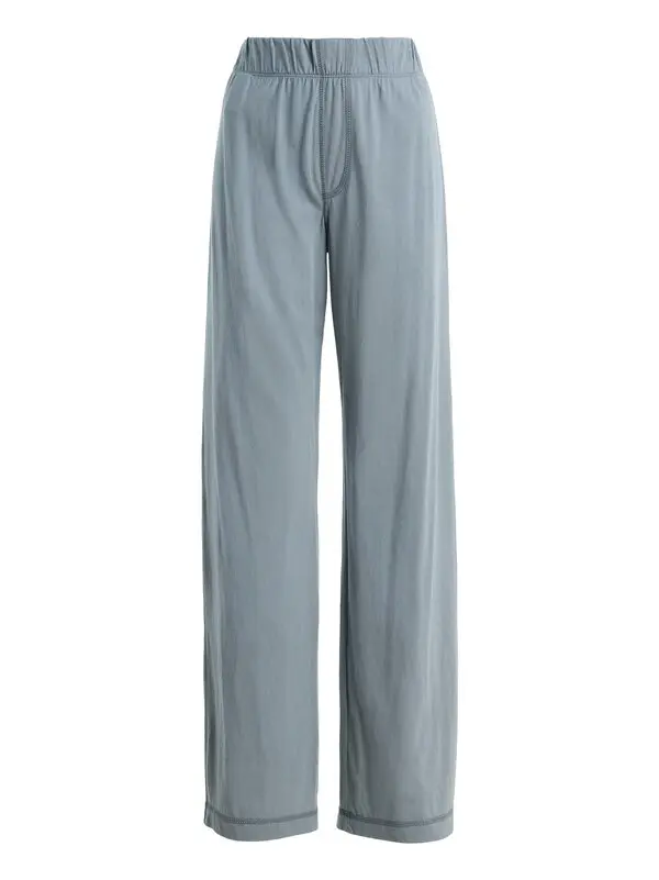 Eterne Relaxed Modal-cotton Lounge Pant - Blue