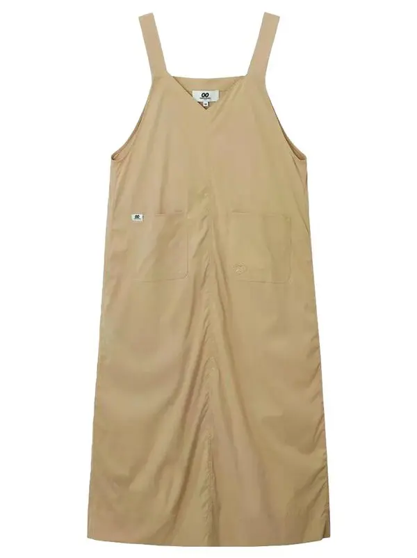 CHOCOOLATE Patch-pocket Midi Dress - Neutrals
