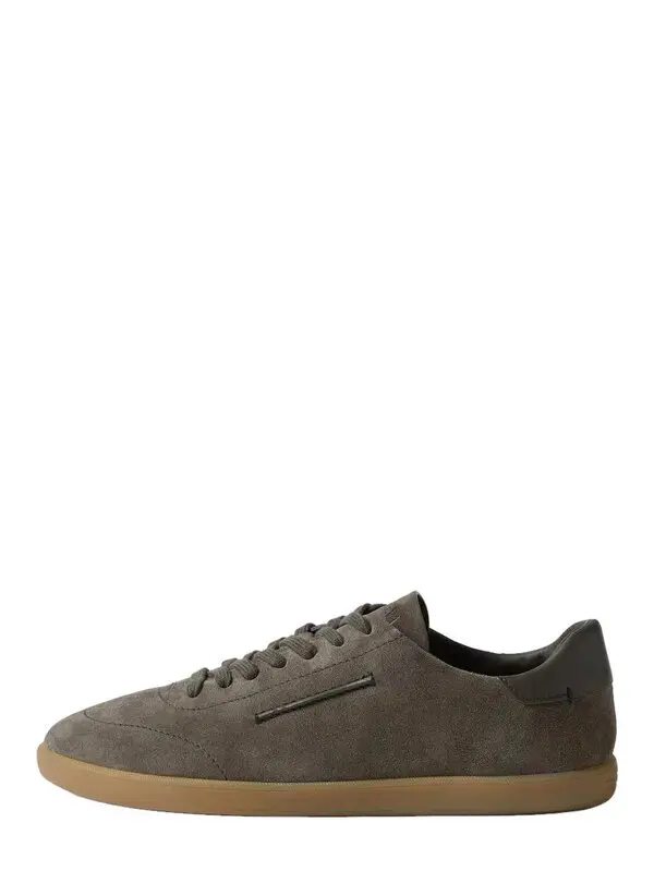 Zegna Suede Lace-up Sneakers - Grey