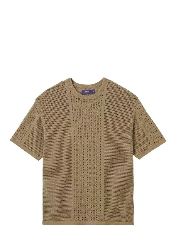 AFTERMATHS Short-sleeve Crew Neck T-shirt - Neutrals