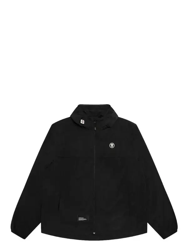 AAPE BY *A BATHING APE Logo-print Hooded Jacket - Black