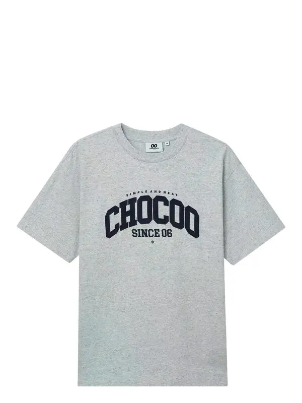 CHOCOOLATE Appliqué T-shirt - Grey