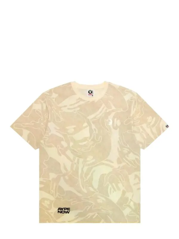 AAPE BY *A BATHING APE Camouflage-print T-shirt - Neutrals